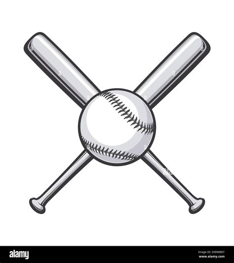 Crossed Baseball Bats And Ball Baseball Bats Crossed Images Browse
