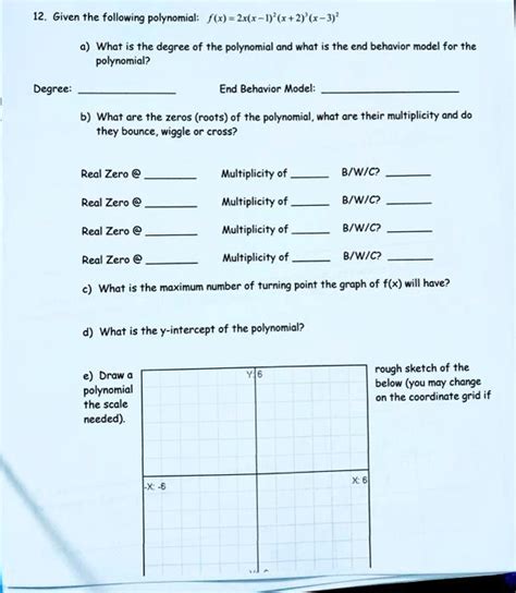 Solvedgiven The Following Polynomial Fr Zxr~ W X2r J