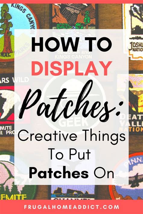 what to put patches on patch display ideas patches display patches