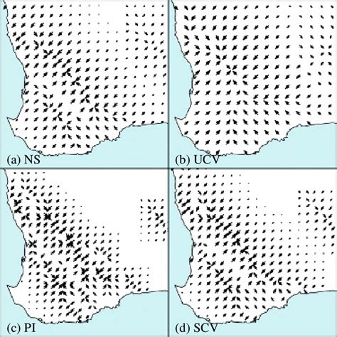 6 different bandwidth selectors for the density gradient estimates of