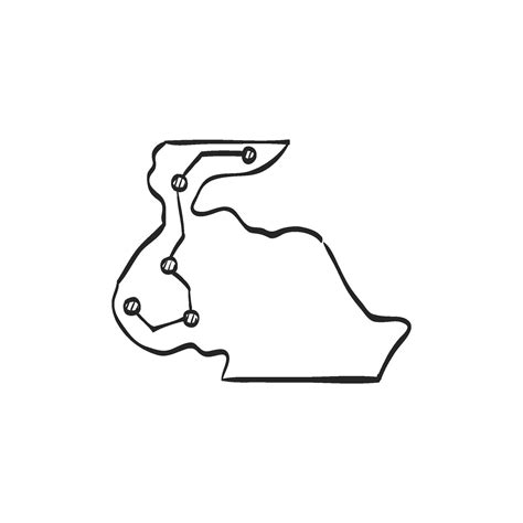 Hand Drawn Sketch Icon Rally Route Map 38060732 Vector Art At Vecteezy