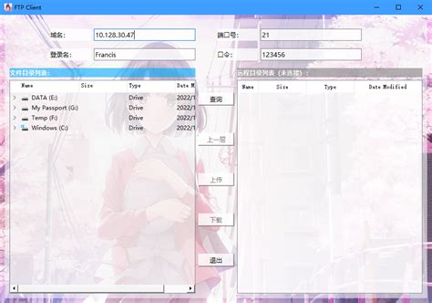 Implementing An Ftp Client And Server With Gui Yinliang Chen