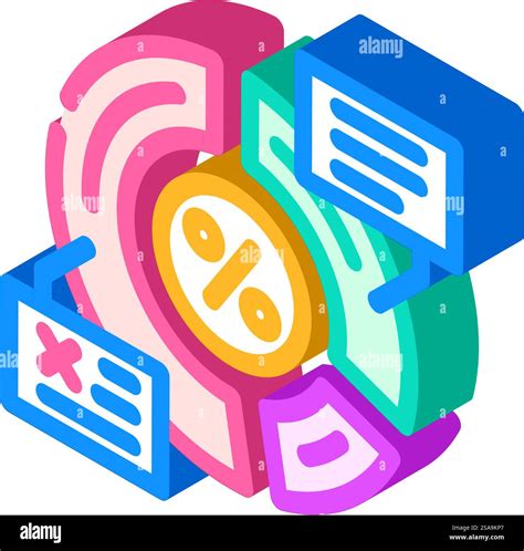 Resource Allocation Business Process Isometric Icon Vector Resource Allocation Business Process