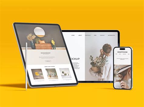 Two Ipad And Iphone Free Ui Mockup Set The Free Mockup