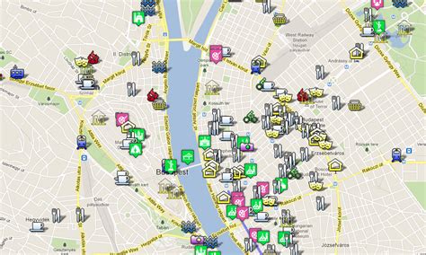 Budapest Attractions Map Pdf Free Printable Tourist Map Budapest