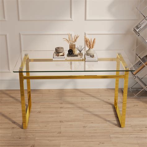 51 Modern Minimalist Rectangular Glass Dining Table For 4 6 With 0 31 Tempered Glass Tabletop