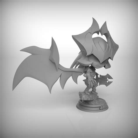 Stl File Aatrox Chibi Tft League Of Legends 🗿・template To Download And 3d Print・cults