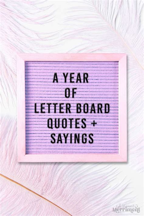 A Year Of Letter Board Quotes 67 Funny Cute And Inspirational Sayings