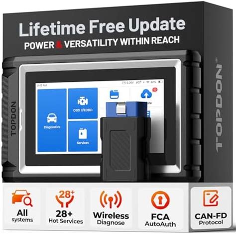 Topdon Topscan Pro Smart Diagnostic Tool Bluetooth OBD2 Diagnostic Advanced Reader IMMO Capable ...