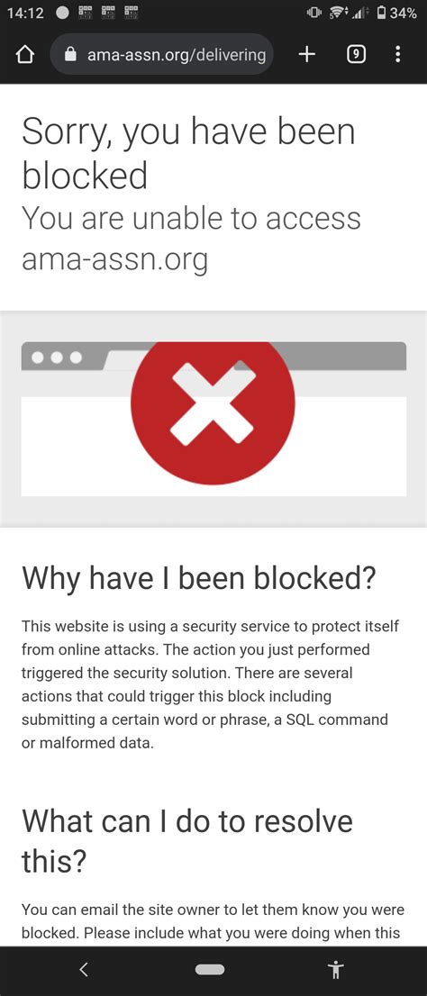 Why Has This Site Blocked Me R Internet