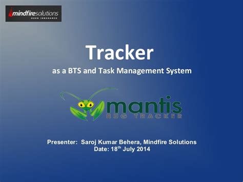 Mantis Bug Tracker And Task Management System