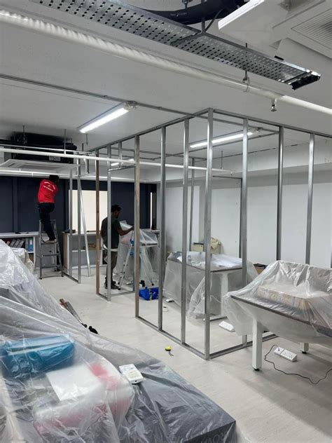 Sg False Ceiling Drywall Partition Partition Wall Ceiling Partition
