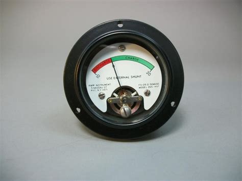 Millivolt Panel Meter Aandm Mv Ammeter Model 265 497 6625 00 494 2906