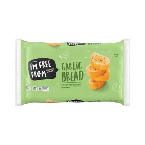 Buy Coles Im Free From Garlic Bread 400g Coles