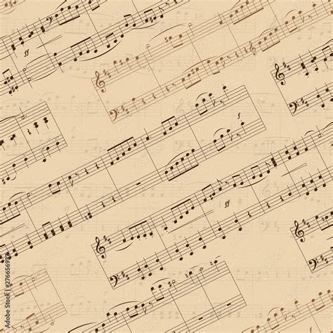 Vintage Music Notes Background Old Music Notes Photos Images