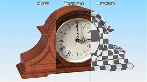 Antique Clocks Collection 3d Model 49 3ds Obj Max C4d Ma Free3d
