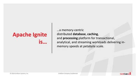 Deploying Distributed Databases And In Memory Computing Platforms With