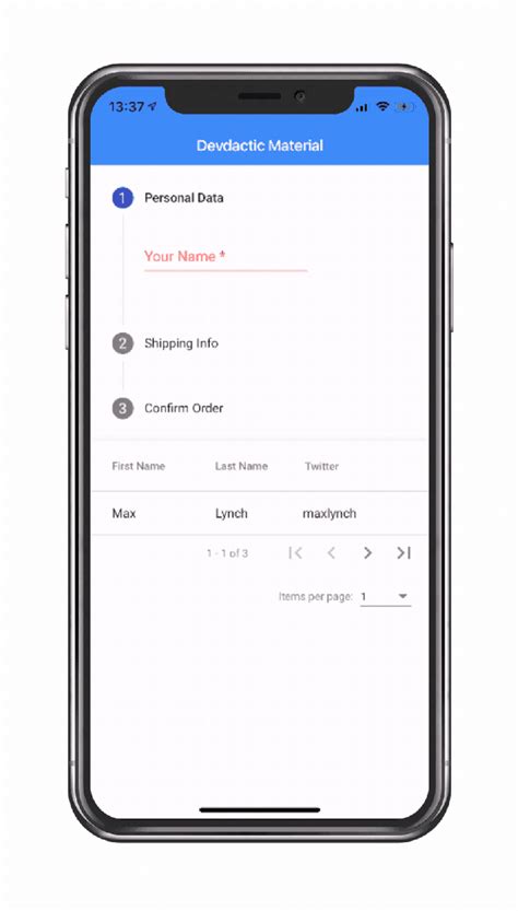 github mrkamlesh angular material ionic 4