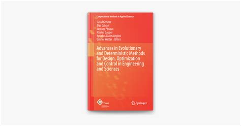 ‎advances In Evolutionary And Deterministic Methods For Design