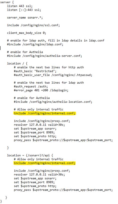 swag internal only not working r selfhosted
