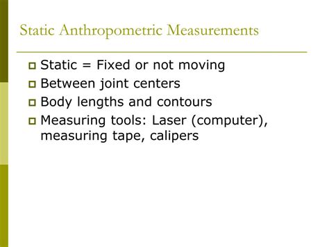 Ppt Anthropometry Powerpoint Presentation Free Download Id2747591