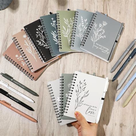 Kosiz Christian Ts Bulk For Women Religious A6 Spiral Notebook Bible