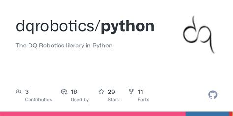 Github Dqrobotics Python The Dq Robotics Library In Python
