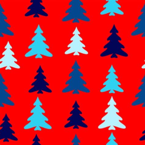 화려한 크리스마스 나무 원활한 패턴 배경 프리미엄 벡터