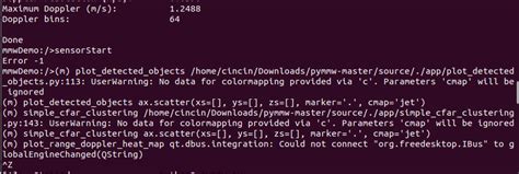 No Data For Colormapping Provided Via C Parameters Cmap Will Be Ignored Issue M C L