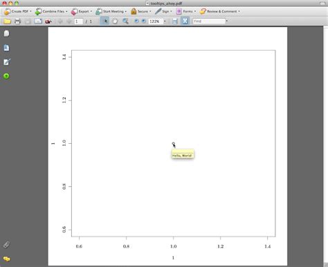 Create Pdf With Tooltips In R Stack Overflow
