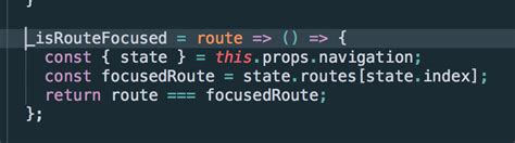 IsFocused From WithNavigationFocus Is A Function On First Render Issue React