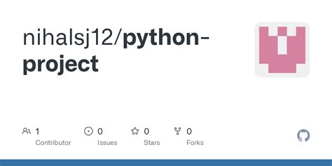 Github Nihalsj12python Project