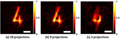 Reconstructions With A 18 Projections B Nine Projections And Download Scientific Diagram