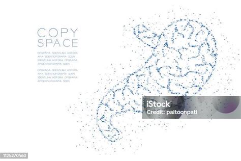 위 모양 추상적인 기하학적 다각형 사각형 상자와 삼각형 패턴 의료 과학 기관 개념 디자인 블루 컬러 그림 복사 공간 흰색 배경에 고립 된 벡터 Eps 10 0명에 대한 스톡