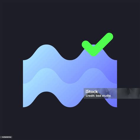 Float Effect Applying Flat Gradient Fill Ui Icon For Dark Theme Stock Illustration Download