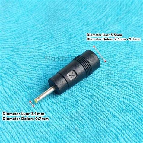 Jual Sambungan Jack Dc Converter Jack Dc Female To Male Sambungan Adaptor 7 4 X 5 0 Mm Di