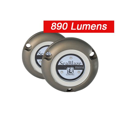 Lumitec Seablaze Mini 2 Pack Underwater Led Lights