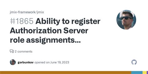ability to register authorization server role assignments