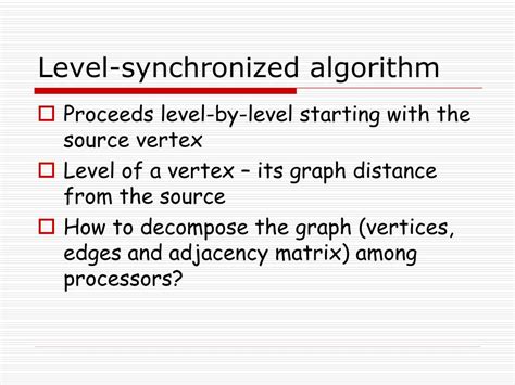 Ppt Parallel Graph Algorithms Powerpoint Presentation Free Download