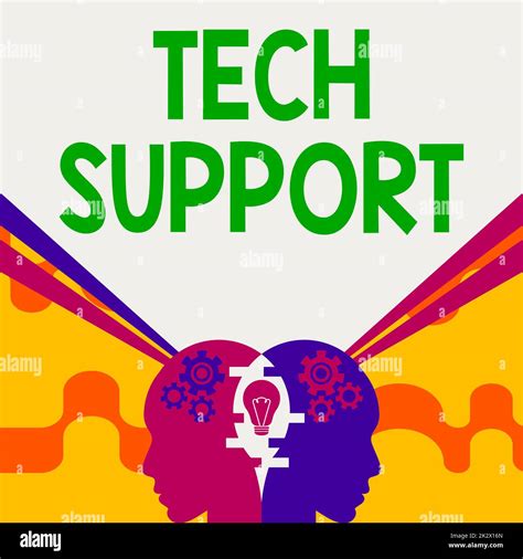 text sign showing tech support business approach assisting individuals