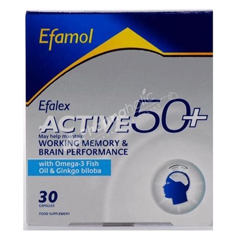 Efamol Efalex Active 50 30 Capsules Pharmaholic