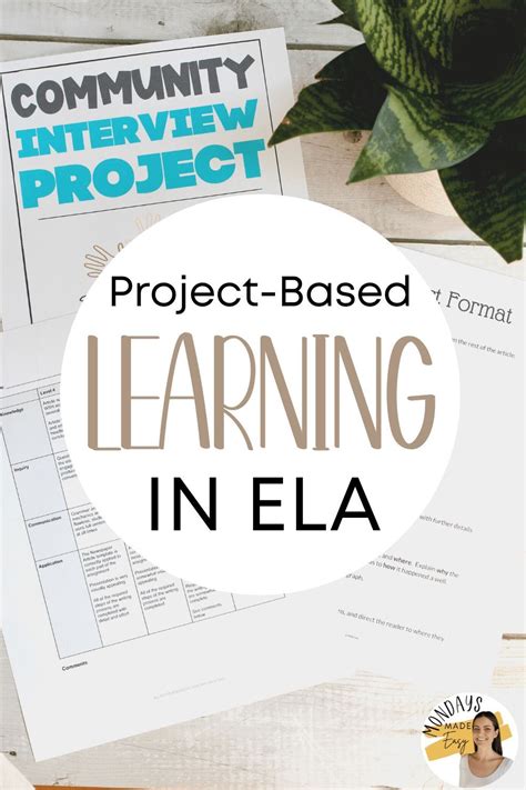 project based learning ideas to bring english language arts aliv… project based learning