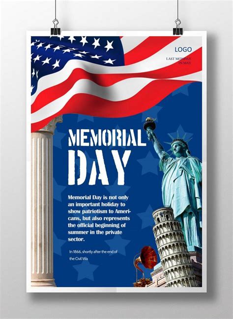 미국 현충일 포스터 이미지 사진 450019258 무료 다운로드