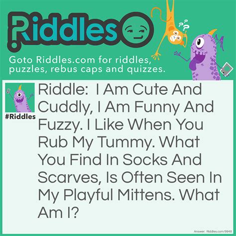Cute And Cuddly Riddle And Answer