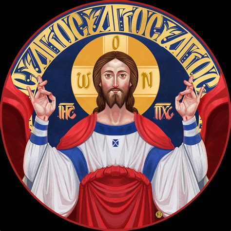 الرب يسوع المسيح الضابط الكل Mina Anton Art Works