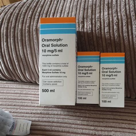 Oramorph Oral Solution Other Health Services