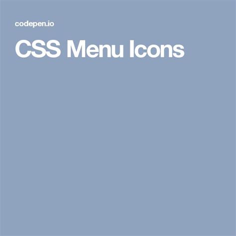 Css Menu Icons Css Web Design Programs Web Design Css Menu Icons Css Web Design Programs Web Design