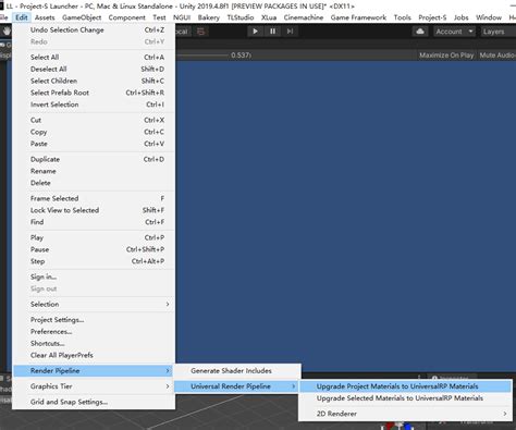 Unity D项目升级URP步骤及问题解决 哔哩哔哩