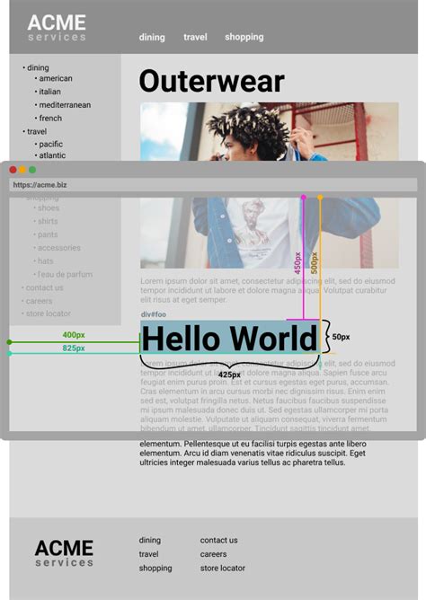 using getboundingclientrect to get an element s size and position