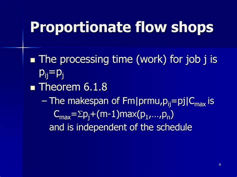 Chapter 6 Flow Shops Sections 61 And 62 Skip Section 63 Ppt